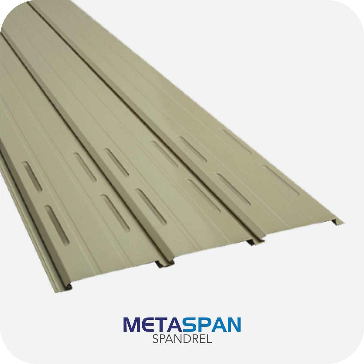 RIB SPANDREL IN PRE-PAINTED FINISH – metalinkretail