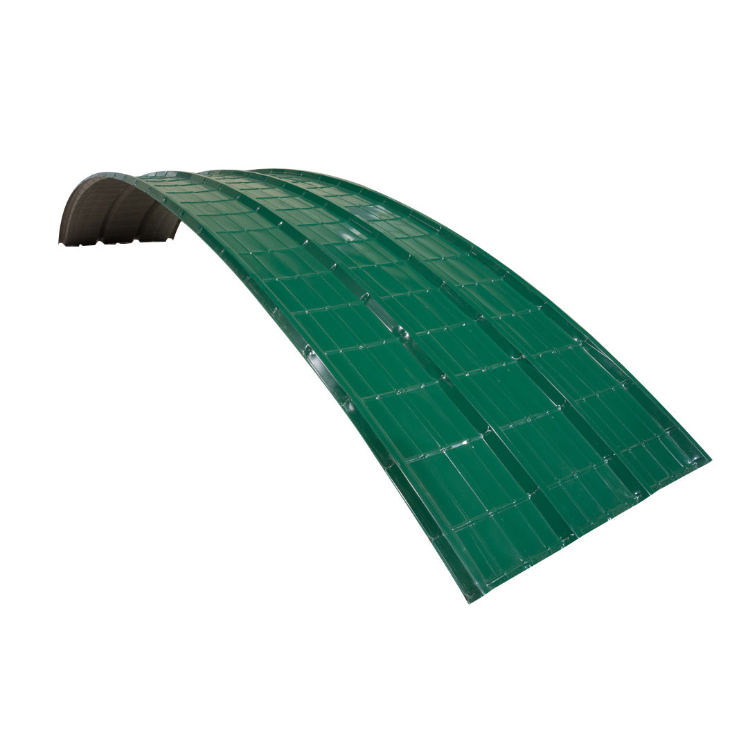 CURVED ROOF IN PRE-PAINTED FINISH – metalinkretail